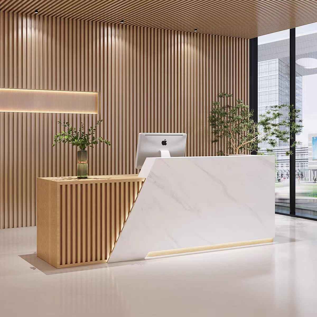 Receptionist Desk For Salon