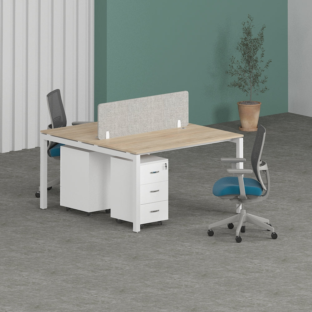 Matrix Workstation In Loop Leg-2 Person (Face To Face)