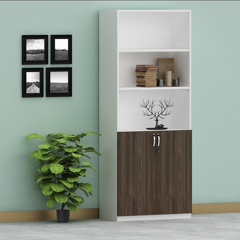 Full Height Cabinet (Bottom Wood Top Open Shelves)